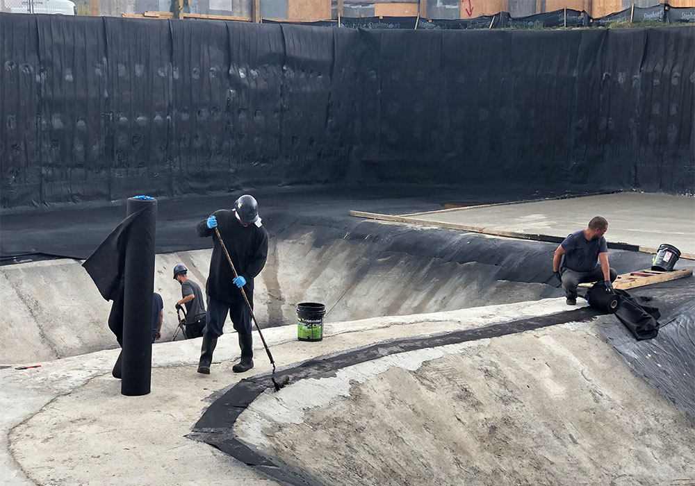 Under-Slab & Blindside Waterproofing | Drain Tite Industries Inc ...